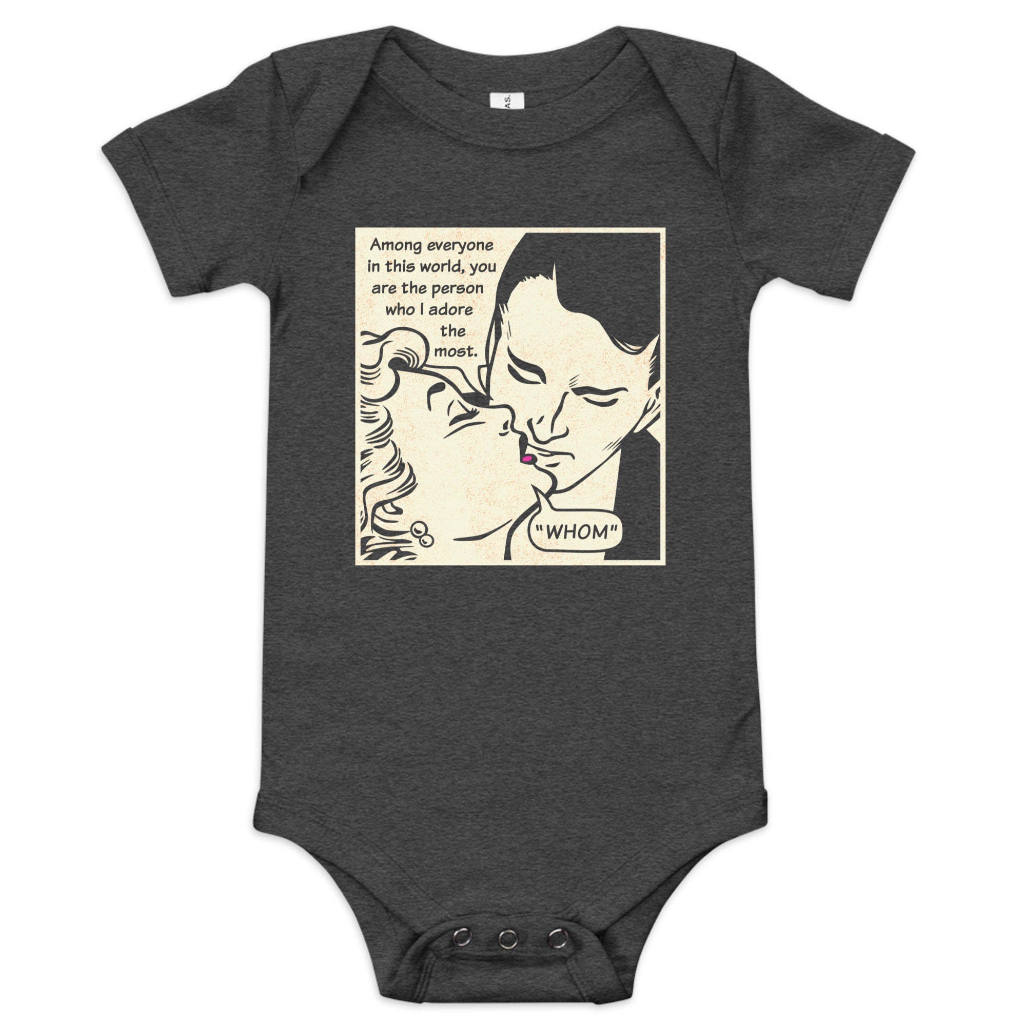 Whom I Adore The Most Kid's Onesie – SnorgTees.com