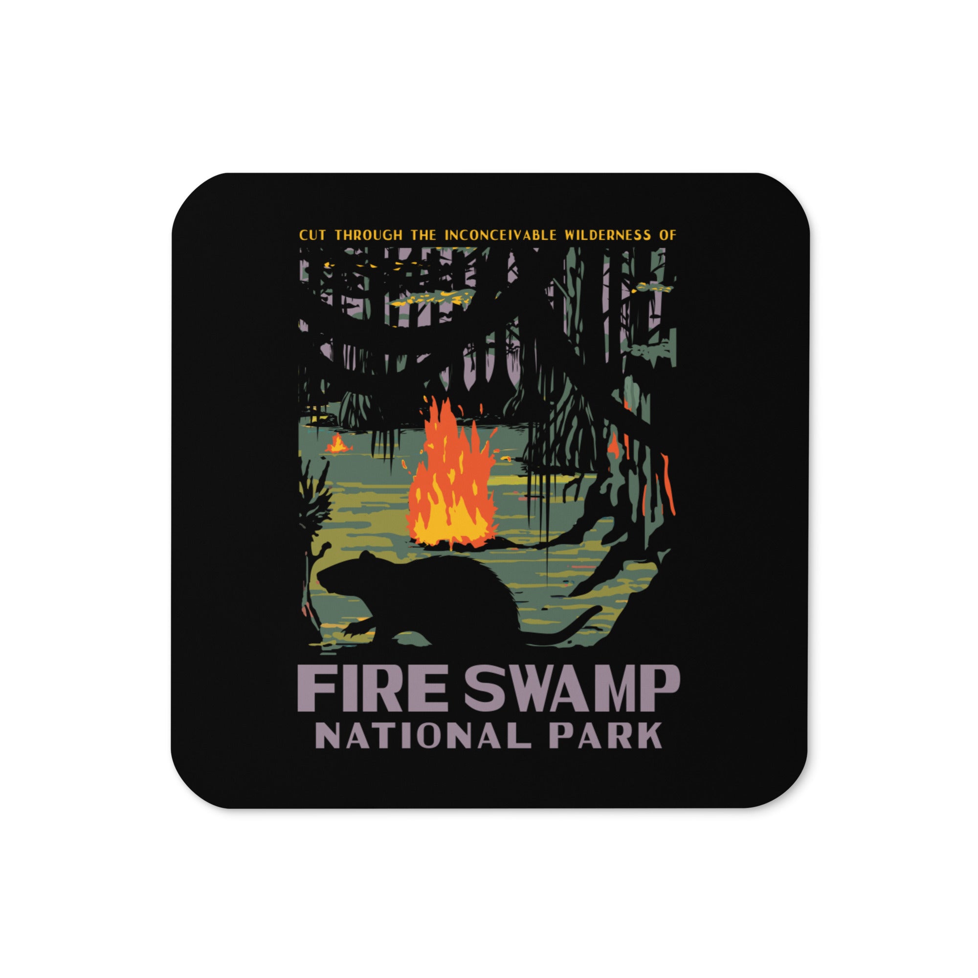 Fire Swamp National Park Coaster – SnorgTees.com
