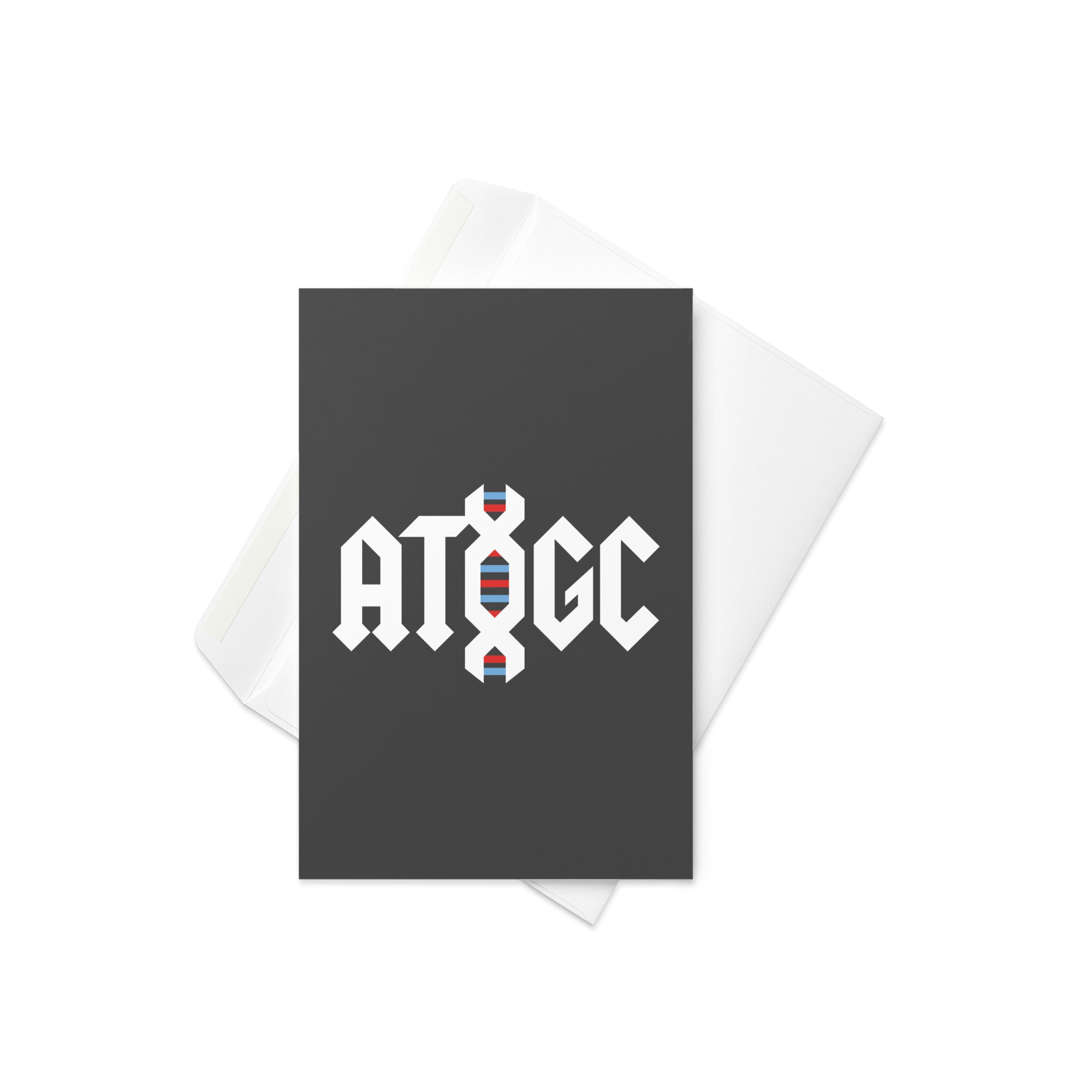 ATGC DNA Greeting Card – SnorgTees.com