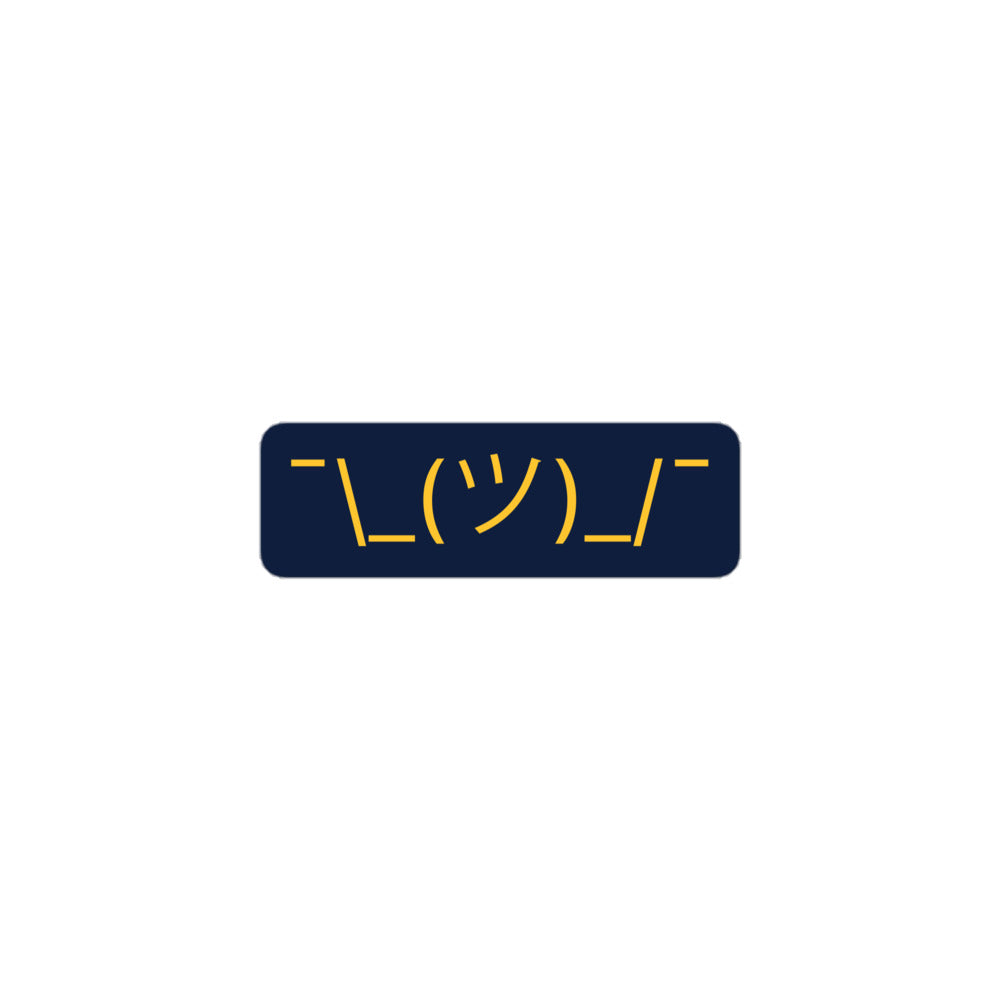 Shrug Emoji Sticker – SnorgTees.com