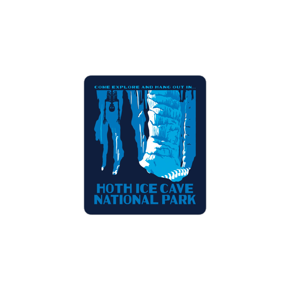 Hoth Ice Cave National Park Sticker – SnorgTees.com
