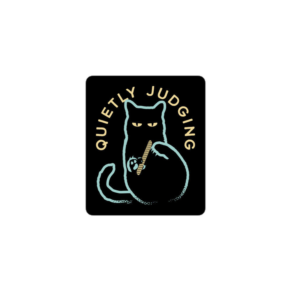 Quietly Judging Sticker – SnorgTees.com