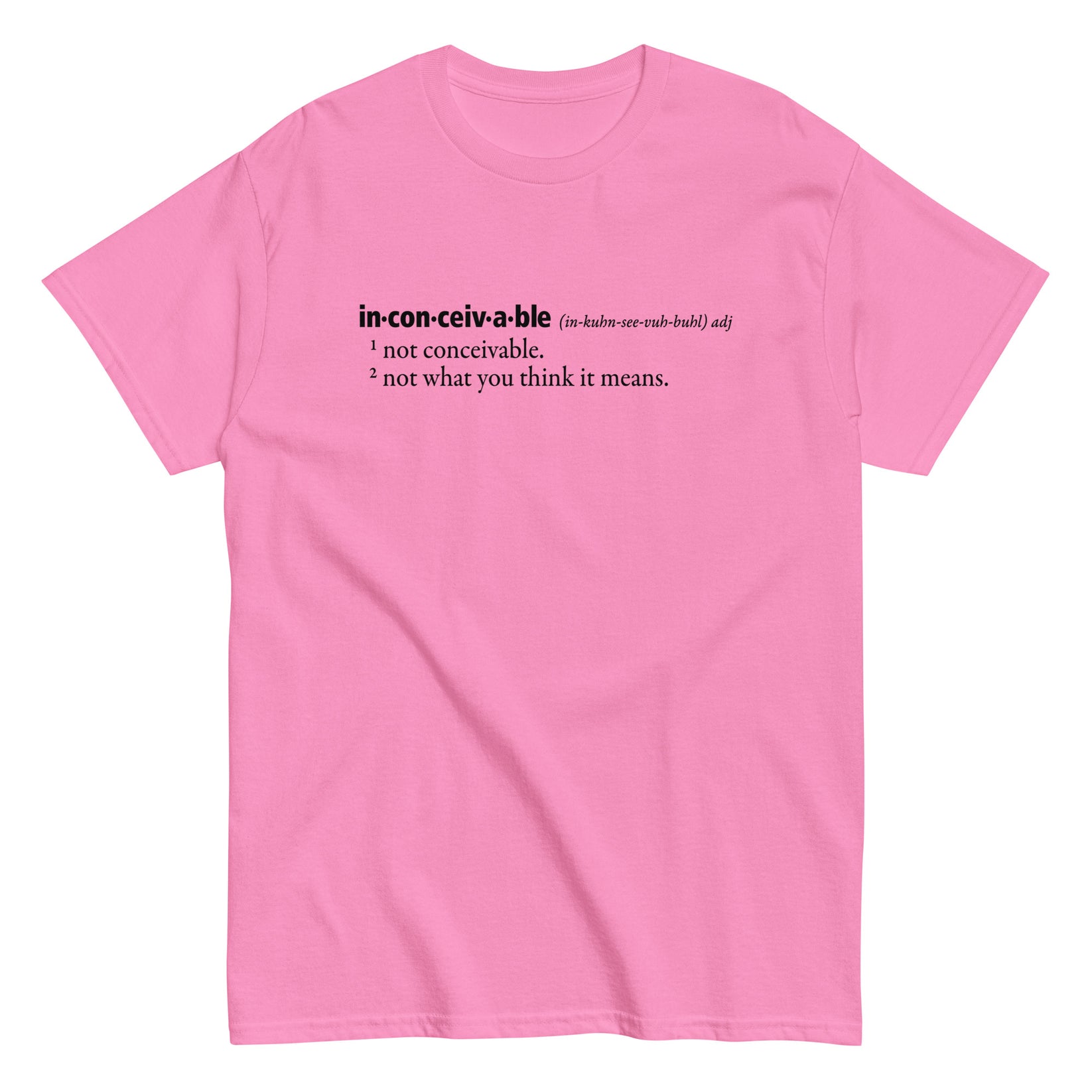 Inconceivable Definition Men's Classic Tee – SnorgTees.com