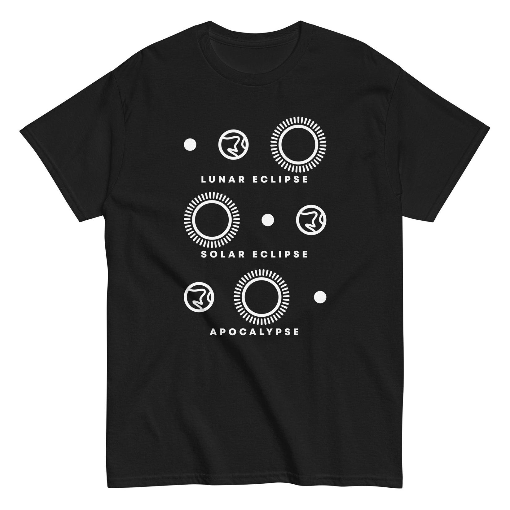 Lunar Eclipse Solar Eclipse Apocalypse Men's Classic Tee – SnorgTees.com