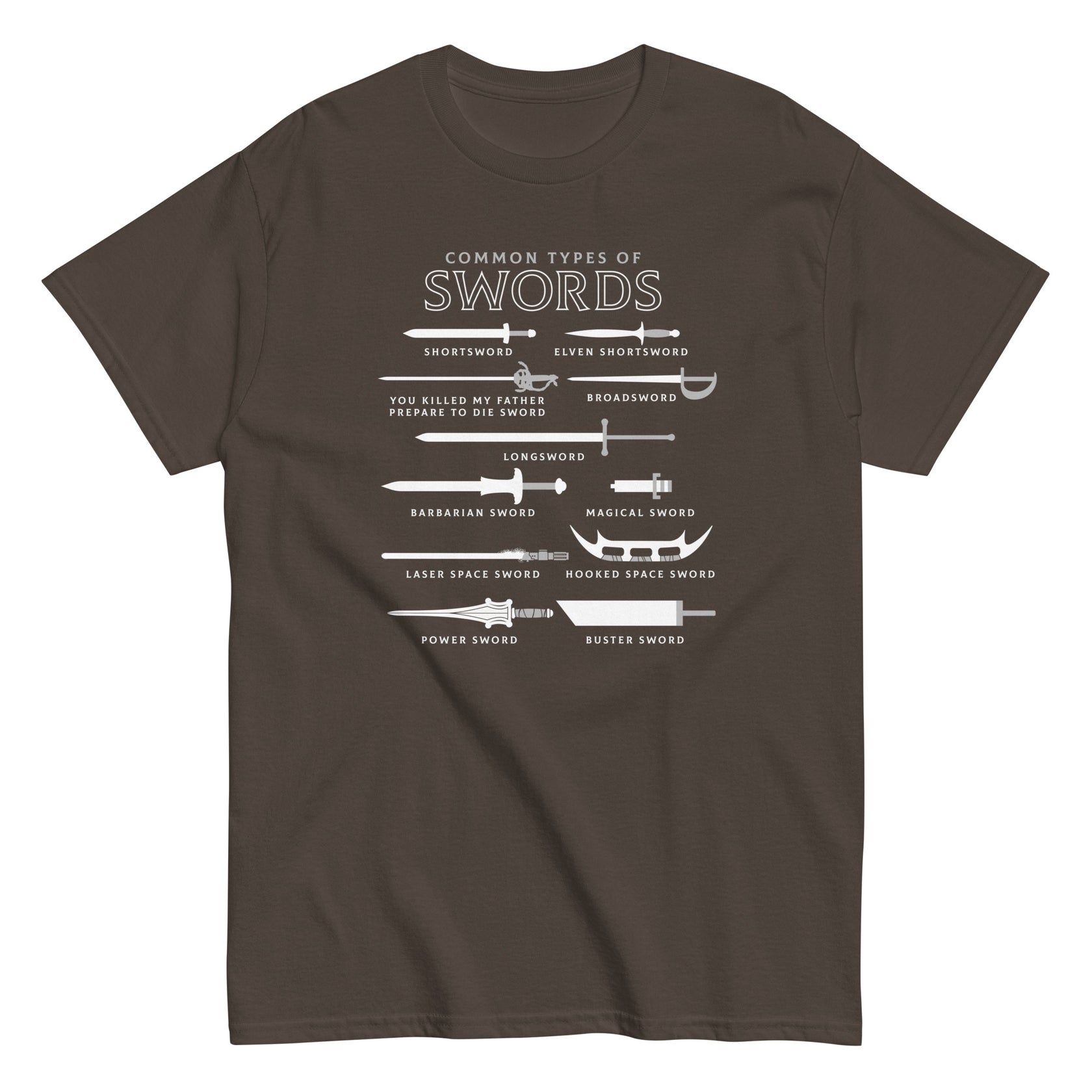 Common Types Of Swords Men's Classic Tee – SnorgTees.com