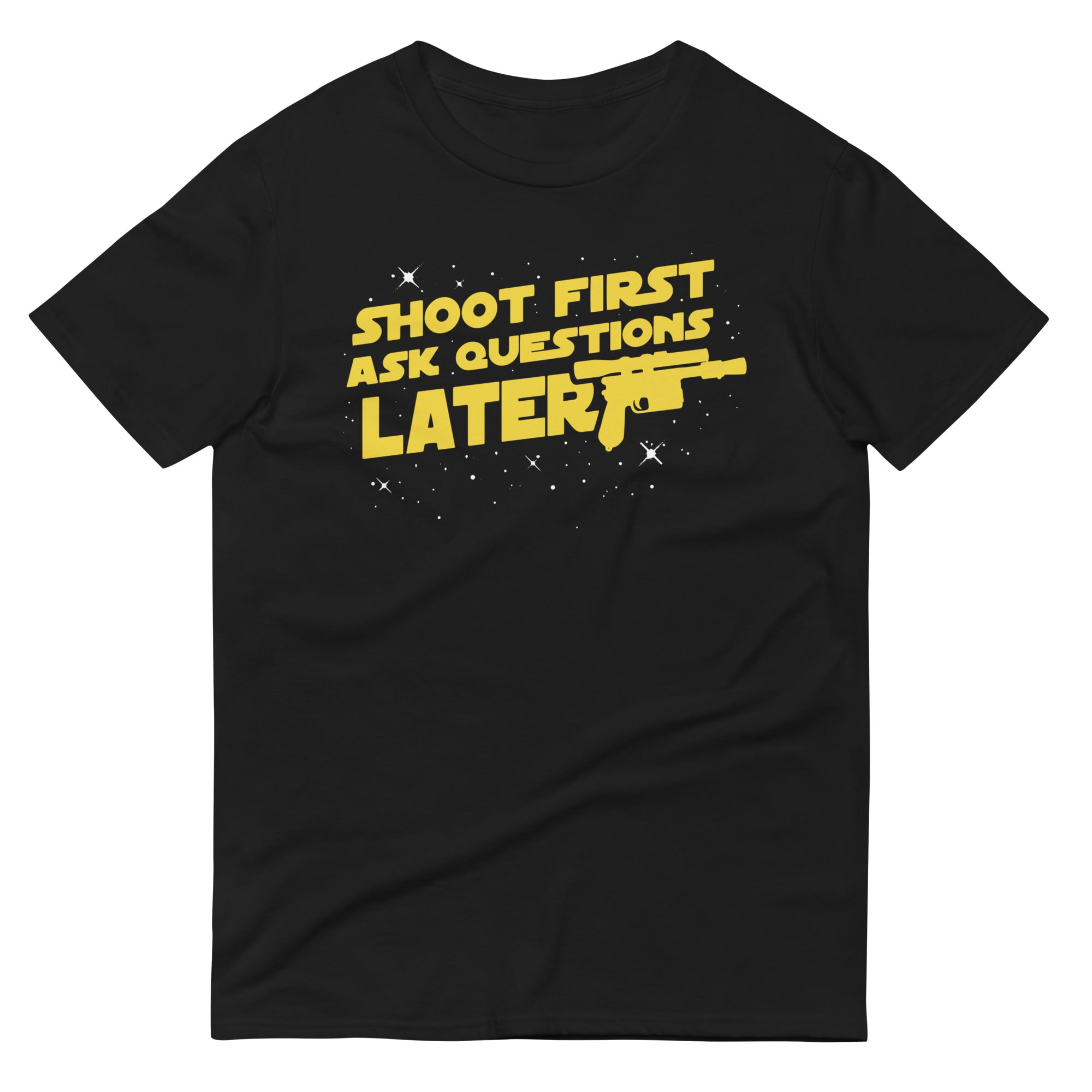Shoot First Ask Questions Later Men's Signature Tee – SnorgTees.com
