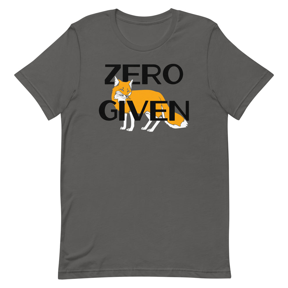 Zero Fox Given Men's Signature Tee – SnorgTees.com
