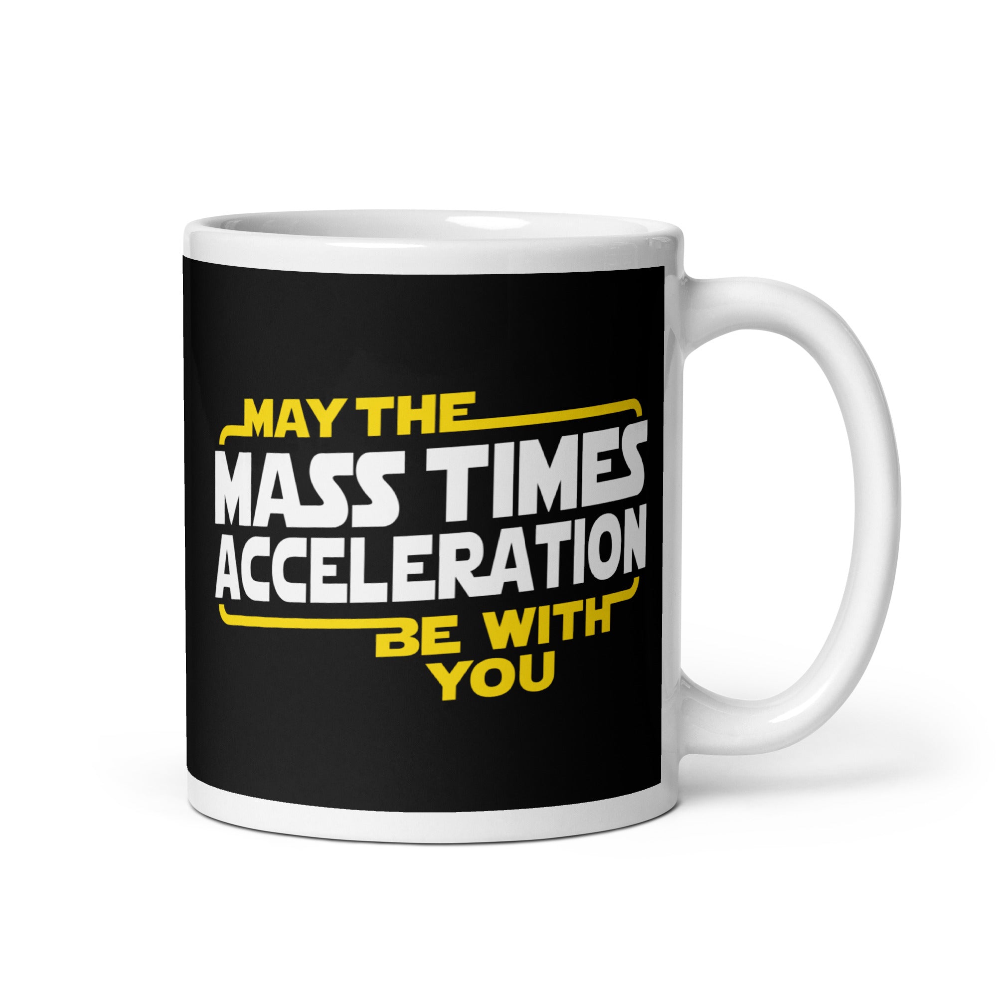 May The Mass x Acceleration Mug – SnorgTees.com