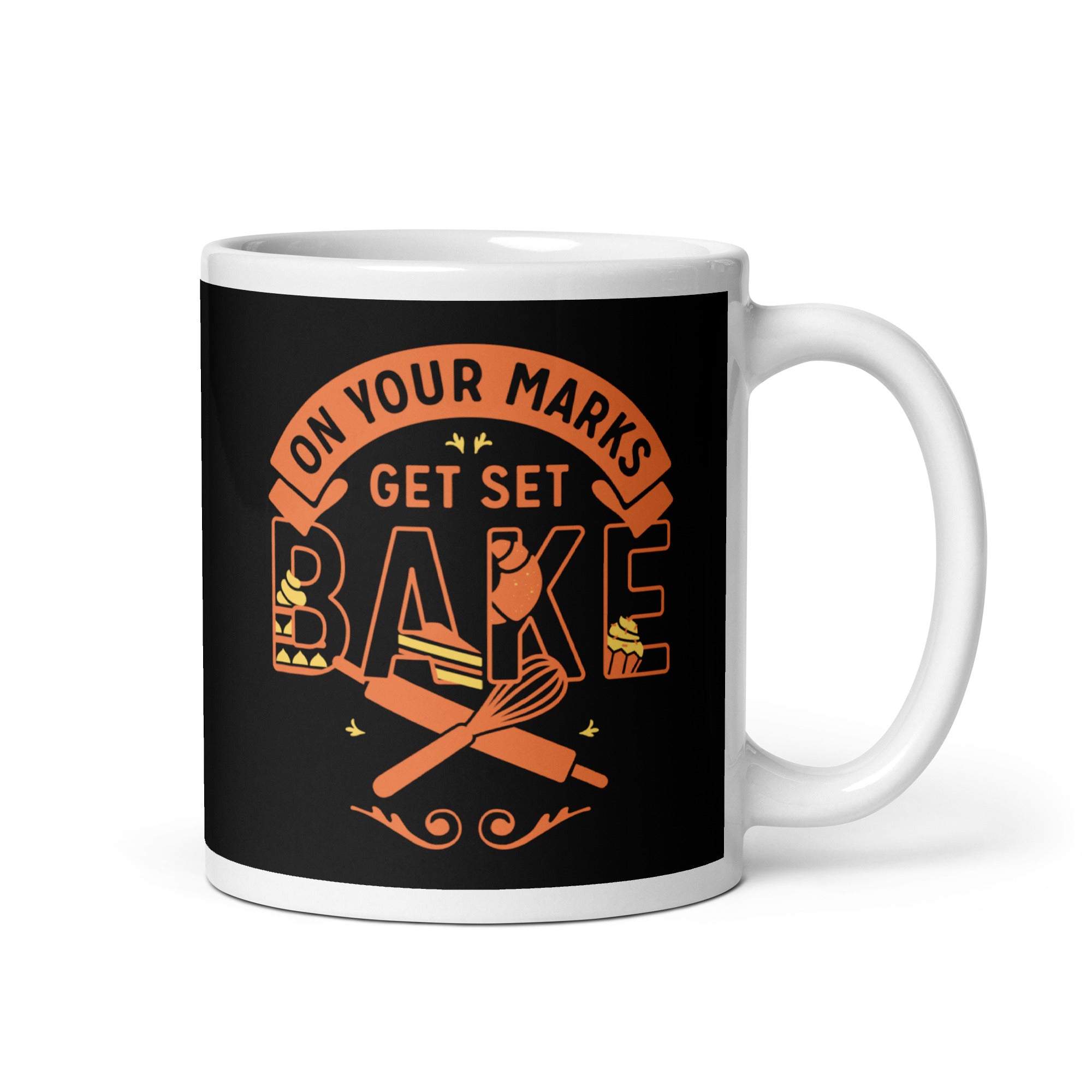 On Your Marks Get Set Bake Mug – SnorgTees.com