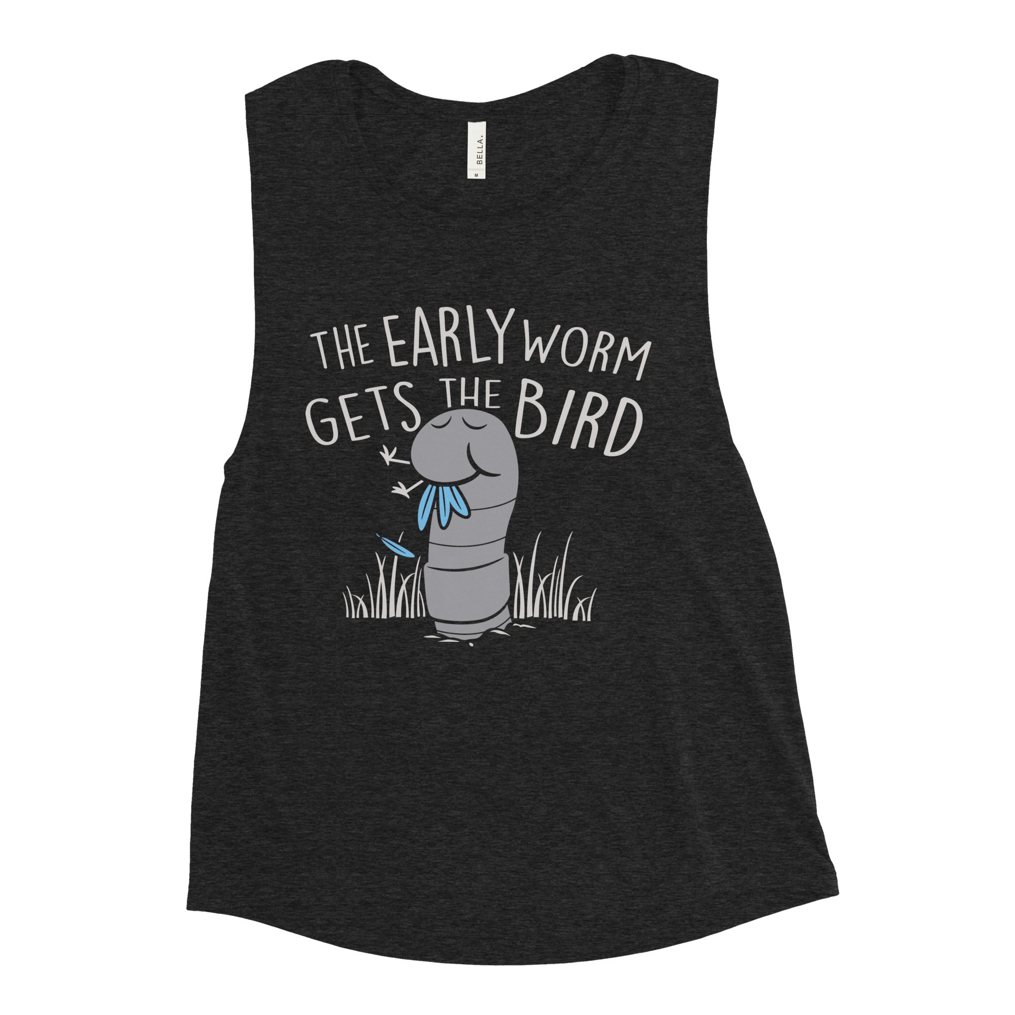 The Early Worm Gets The Bird Women's Muscle Tank – SnorgTees.com