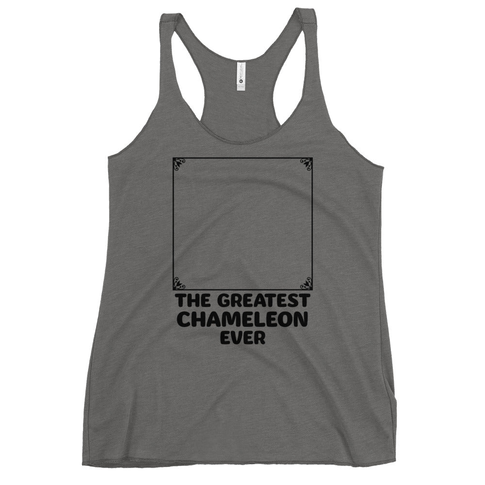 The Greatest Chameleon Ever Women's Racerback Tank – SnorgTees.com