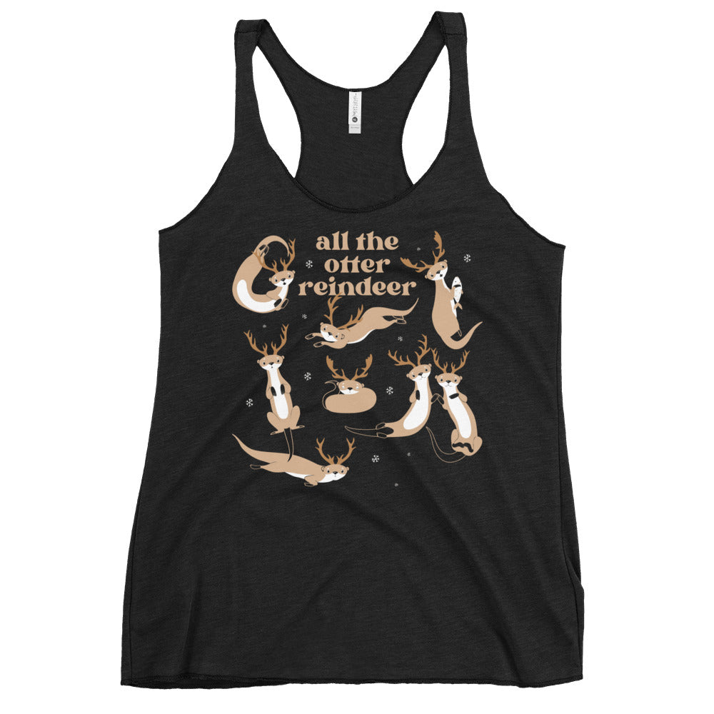 All The Otter Reindeer Women's Racerback Tank – SnorgTees.com