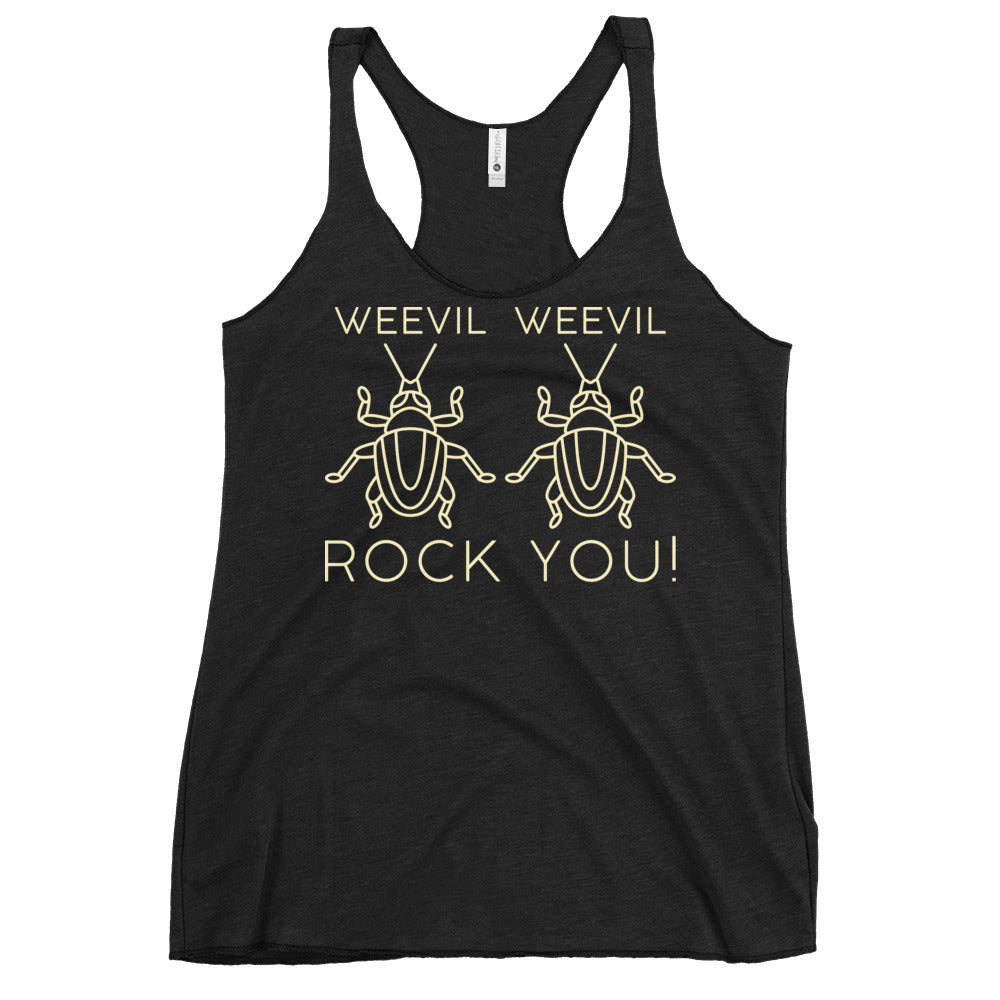 Weevil Weevil Rock You! Women's Racerback Tank – SnorgTees.com