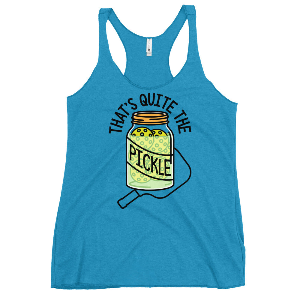 That's Quite The Pickle Women's Racerback Tank – SnorgTees.com