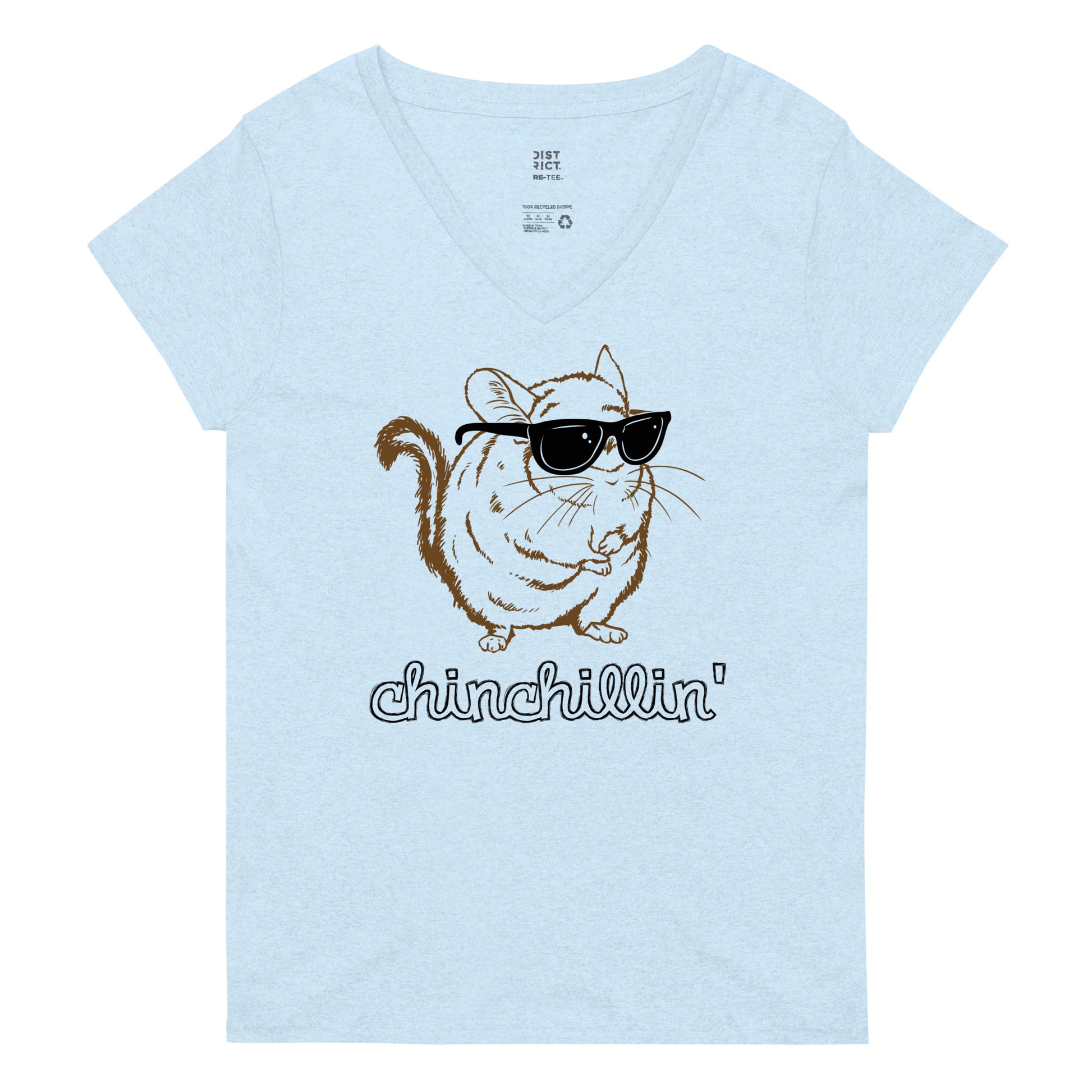 Chinchillin Women's V-Neck Tee – SnorgTees.com