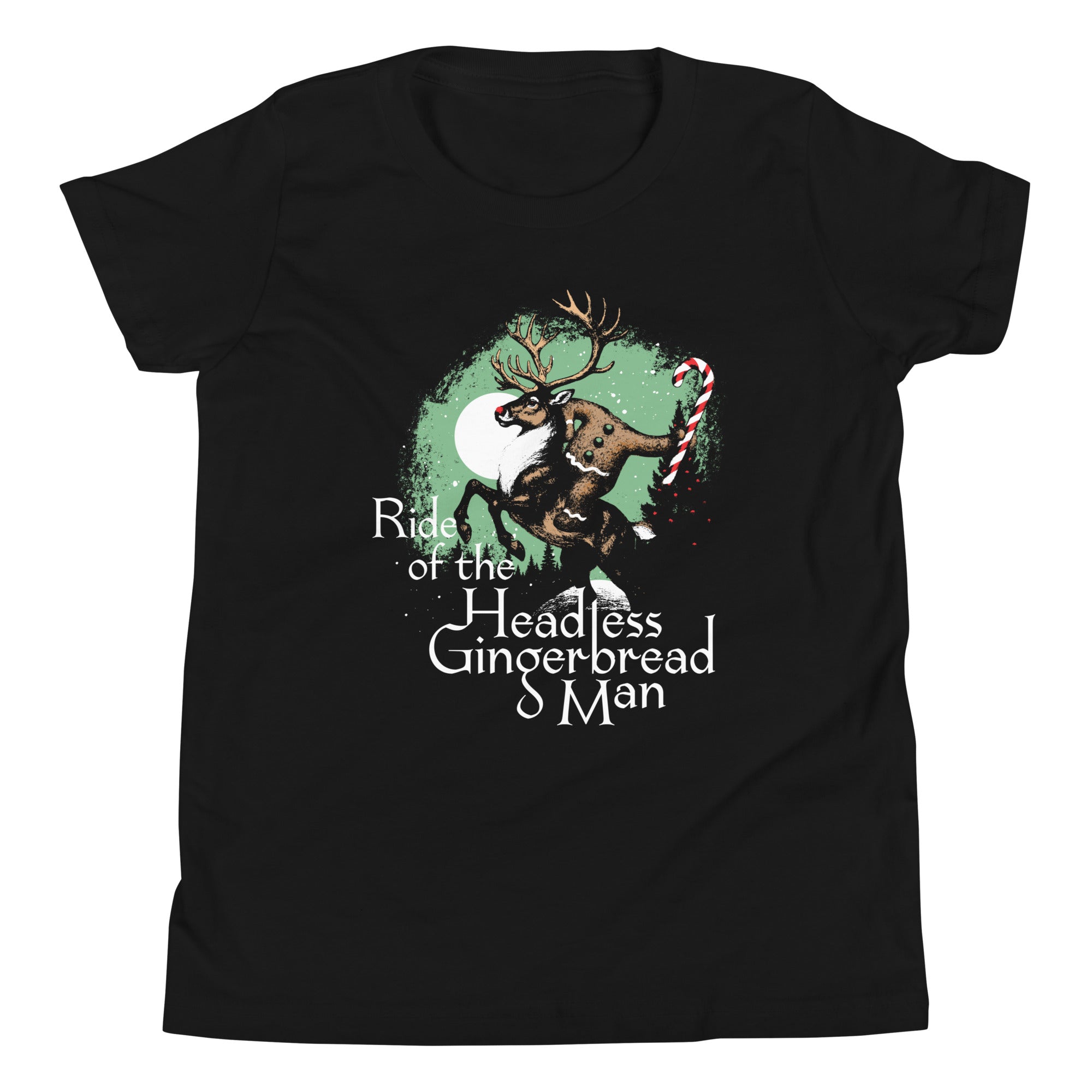 Ride Of The Headless Gingerbread Man Kid's Youth Tee – SnorgTees.com